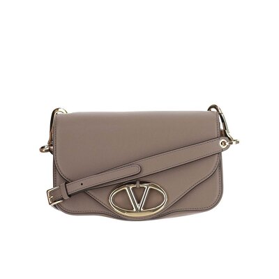 VALENTINO 女士斜挎包 WB0N90MIM416 AW2024 灰色 徽标单肩包