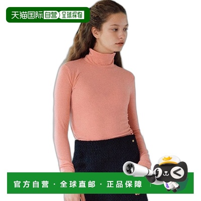 韩国直邮ANEDIT 女士毛针织衫AN23WT0003PK T Wool Basic Turtlene