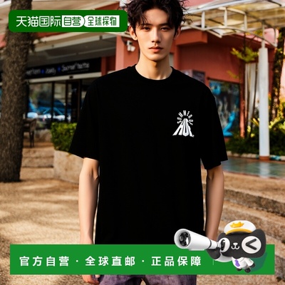 1h可退 日本直邮HUF 男女同款印花短袖T恤 25M_TS02450新款