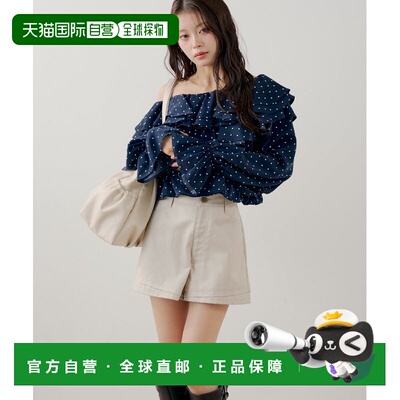 1h可退 日本直邮Chico 女装 高腰显瘦短裤 双口袋拉链设计 CHZ106