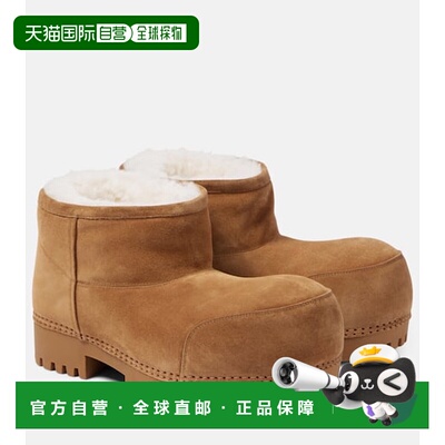 香港直邮Balenciaga 巴黎世家 女士 Alaska 绒面革短靴女靴