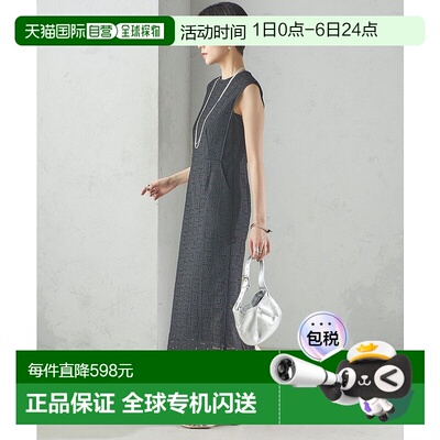 日本直邮SHIPS Broche 方形蕾丝 I连衣裙