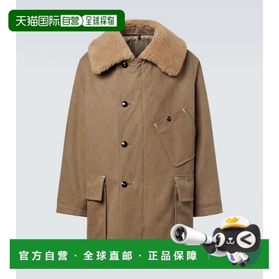 1h可退 香港直邮Lemaire 男士 棉混纺帆布大衣 CO1130LF1482