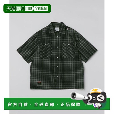 1h可退 日本直邮SHIPS ROA: A《AIR》 FLOWEAVE PRINTED CHECK SH