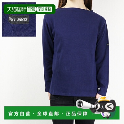 日本直邮SAINT JAMES GUILDO UA 长袖 T恤2503-01女士长袖船领棉
