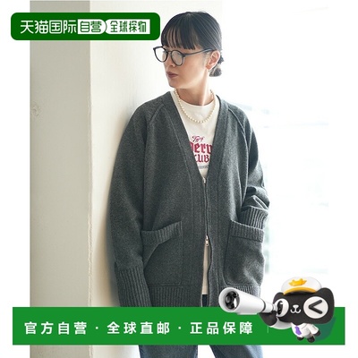 日本直邮SHINZONE 羊毛针织拉链开衫 女士上衣 [25AMSNI07]