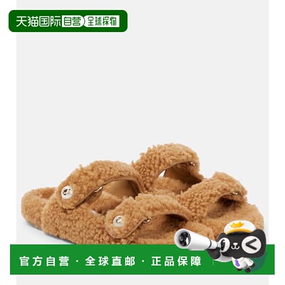 1h可退 香港直邮潮奢 Jimmy Choo 周仰杰 女士 Fayence 毛羊皮凉