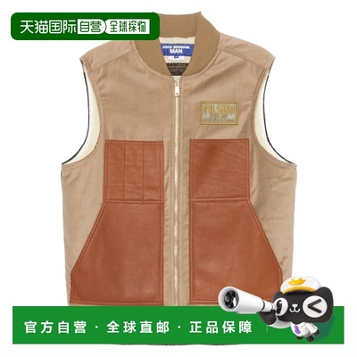 1h可退 香港直邮Junya Watanabe 渡边淳弥 男士 X FILSON 皮革嵌
