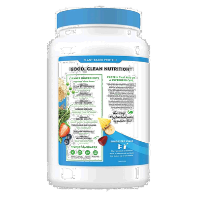 Orgain蛋白质粉瓶装口服成人营养代餐素食健身速溶1224g