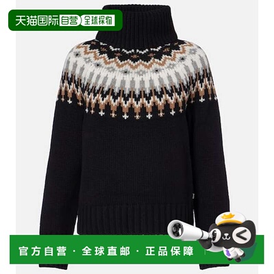 1h可退 香港直邮bogner 博格纳 女士 Ingrid jacquard cashmere t
