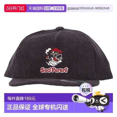 日本直邮DALPONTE Sashipele 灯芯绒帽 (DPZRX235-CHARCHOL)