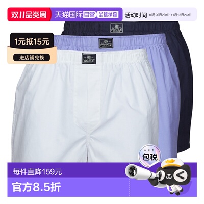 欧洲直邮Polo Ralph Lauren 拉夫劳伦 OPEN BOXER 3 PACK 男士内