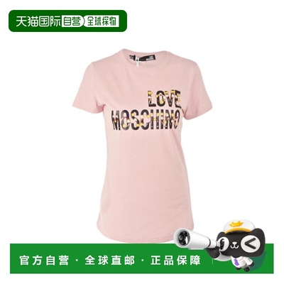 香港直邮Moschino 卡通字母徽标T恤 W4F73453517短袖