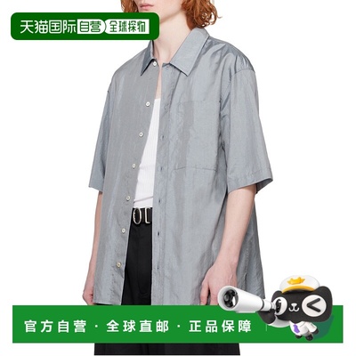 香港直邮Jil Sander 短袖缎面衬衫 J47DL0165-J70003
