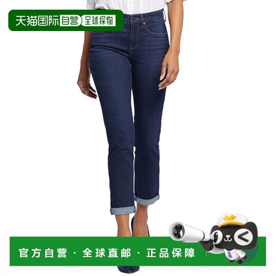 自营NYDJ Margot Palace Girlfriend Jean - blue 美国奥莱直发