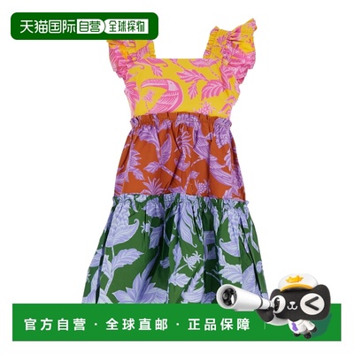 1h可退 香港直邮FARM RIO 女士 热情飘逸混纺纱迷你连衣裙 337473