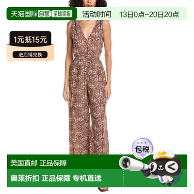自营Faherty Jules Jumpsuit - brown 美国奥莱直发背带裤连体裤