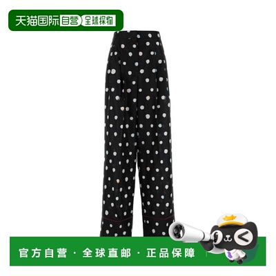 香港直邮FENDI 女士休闲裤 FR6678AVJQF0GME SS2026 花色 波点印