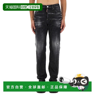 香港直邮DSQUARED2 男士牛仔裤直筒裤 S74LB1725S30357900 AW2025