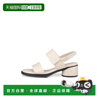 日本直邮ecco爱步 sculpted lx 35 时尚舒适 一字带凉鞋 女款 米