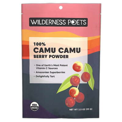 香港直邮Wilderness Poets LLC,有机浆果粉，3.5 盎司（99 克）