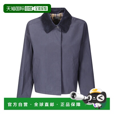 香港直邮A.P.C. 女士夹克 COHILF02990IAK SS2025 蓝色 Giacca Be