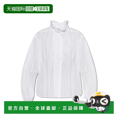 香港直邮ISABEL MARANT ÉTOILE 女士衬衫 HT0918FAD3J10EWHITE
