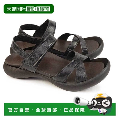 日本直邮Regetta 独木舟凉鞋女士 CJFD5372 仿旧复古厚底带背带魔