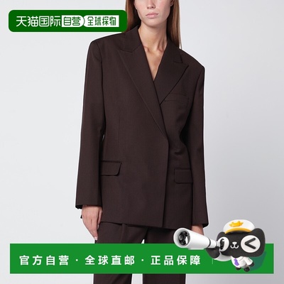 香港直邮ANINE BING 女士 棕色羊毛混纺夹克 A0111319PL