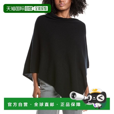 自营forteforteForte Cashmere Contrast Trim Cashmere Poncho -