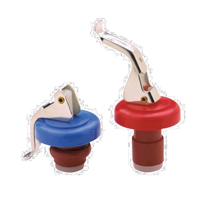 自营 Norpro 3 件套气密瓶塞套装，适用于葡萄酒和烈酒瓶 - 多色