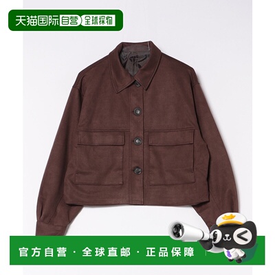 1h可退 日本直邮VICKY 女装 宽松仿麂皮短款夹克 双口袋设计 2305