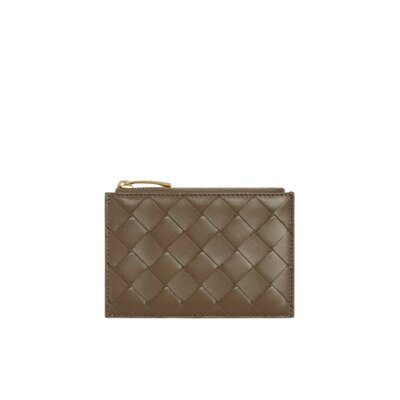 Bottega Veneta Intrecciato 拉链卡包 806032VCPP3