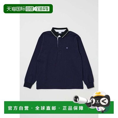 日本直邮OVER POLO 长袖衬衫 藏青色
