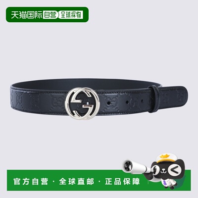 香港直邮GUCCI 女士腰带 813008AAD5L1000 CO 黑【付后1h可退】