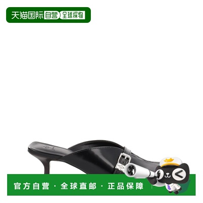 香港直邮GANNI 女士高跟鞋 S3216099 CO 黑色 MULES WITH HEELS
