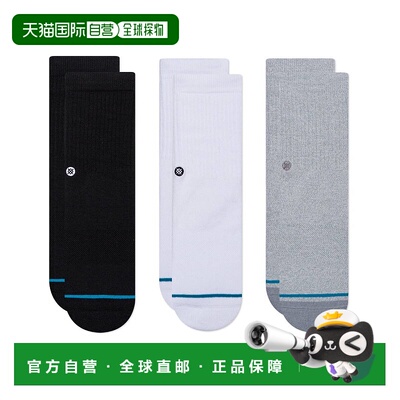 日本直邮STANCE SOCKS ICON ST KIDS 3 双装 Stance Socks Icon S