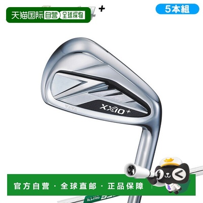 日本直邮邓禄普 XXIO14+ 男士 5 件套铁杆组（6-9 号铁杆PW）配 N