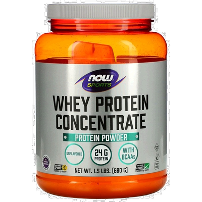 香港直发NOW诺奥运动型浓缩乳清蛋白质粉原味680g