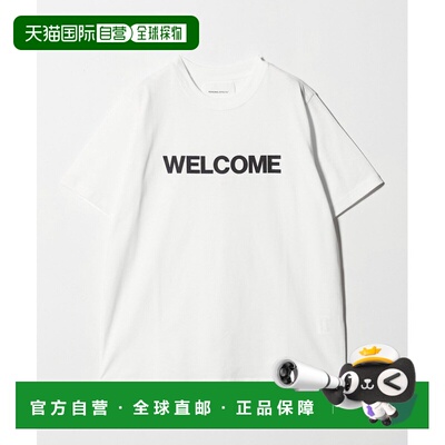 1h可退 日本直邮Personal Effects 女士 WELCOME 圆领短袖T恤 157