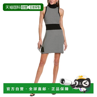 自营 TOCCIN Shelby 高领迷你连衣裙 - 黑色 美国奥莱直发包臀裙