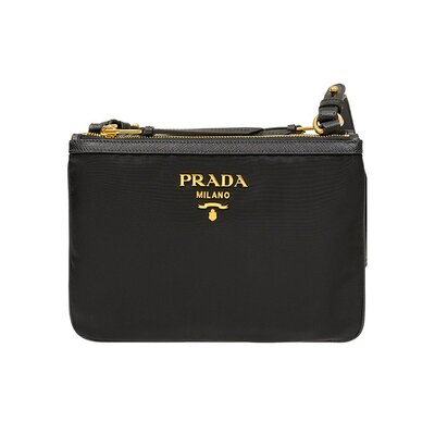 Prada 徽标单肩包 1BH046ZMYF0002