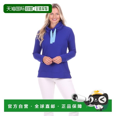 自营 duffield lane芬利漏斗领，亮蓝色 美国奥莱直发