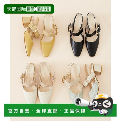 日本直邮Oriental Traffic 变形跟背带式女鞋 [41101 OR526BW0028