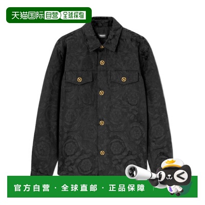 1h可退 香港直邮Versace 长袖衬衫式外套 10174131A16801男装