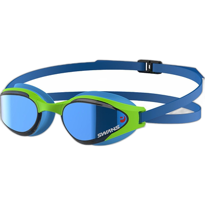 日本直邮SWANS ASCENDER 缓震竞速泳镜 SR81MMITPA-SMBL