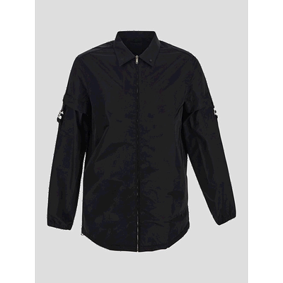 香港直邮GIVENCHY 男士衬衫 BM60VG13YT001 CO 黑色 Black polyes