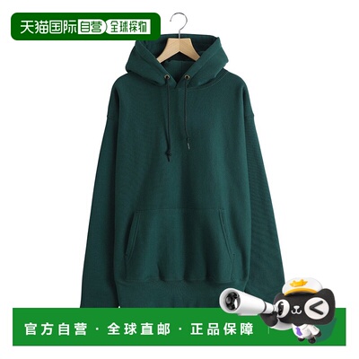 1h可退 日本直邮CAMBER男装 宽松版型 12oz全棉连帽卫衣 半拉链设