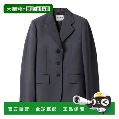 香港直邮Miu Miu 单排扣羊毛西装外套 MH199112I1SOOO