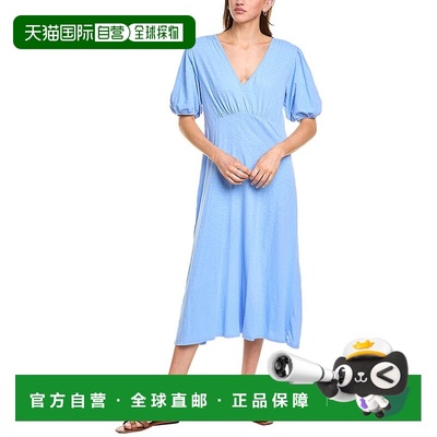 自营 velvet by graham & spencerGraham&Spencer Midi天鹅绒连衣